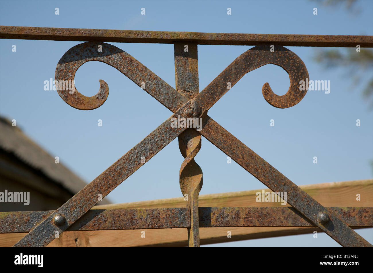 Wrought Iron Cottage Gate High Resolution Stock Photography and Images ...