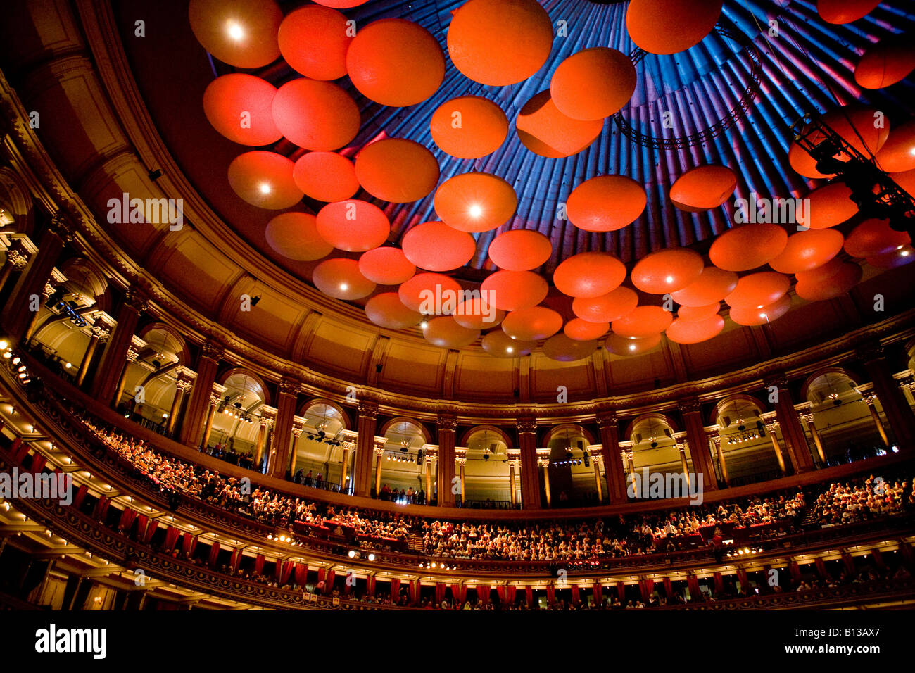 Sound Mushrooms In The Roof Of The Albert Hall London UK Europe Stock ...