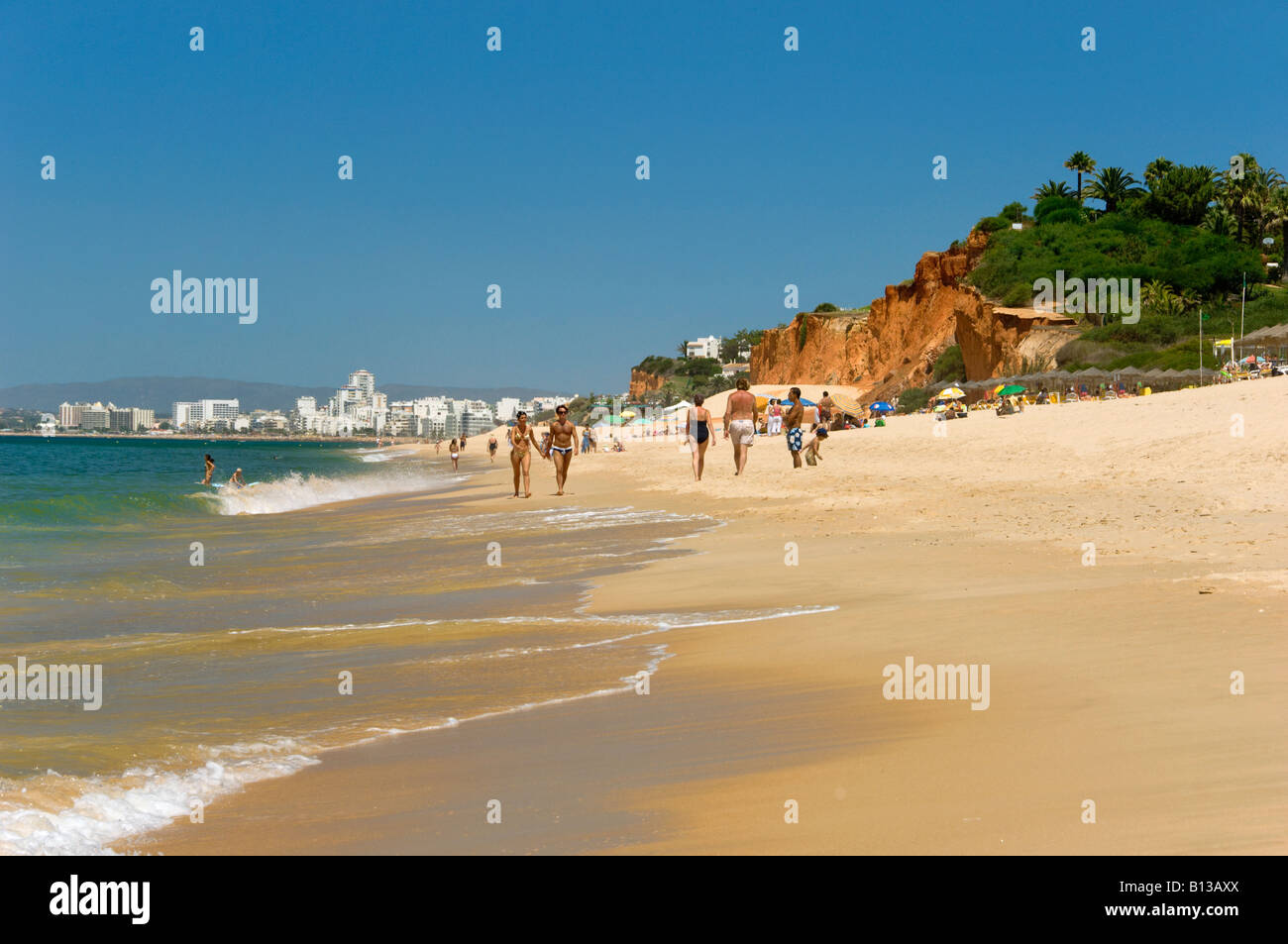 Portugal the Algarve, Praia do Garrao or Ancao beach, vale do lobo ...