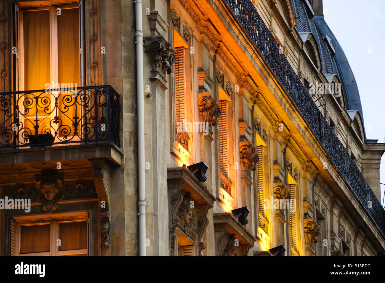 Paris window balcony hi-res stock photography and images - Alamy
