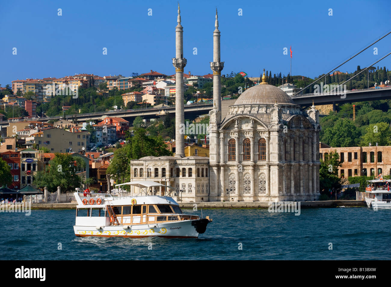 the mecidiye mosque on the Bosphorus near Istanbul Stock Photo - Alamy