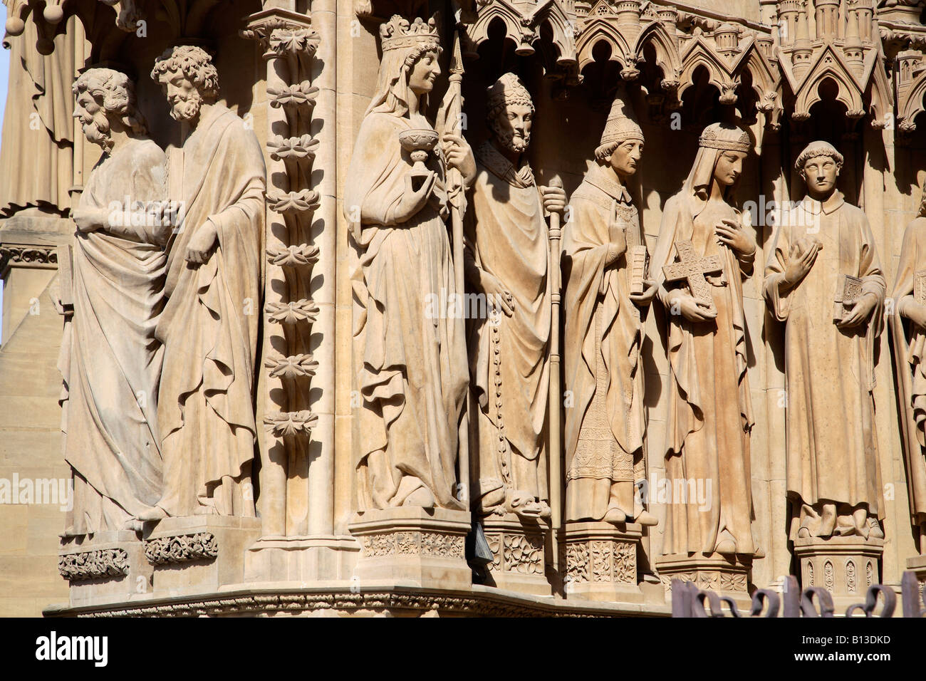 France Lorraine Metz St Étienne cathedral statues Stock Photo - Alamy