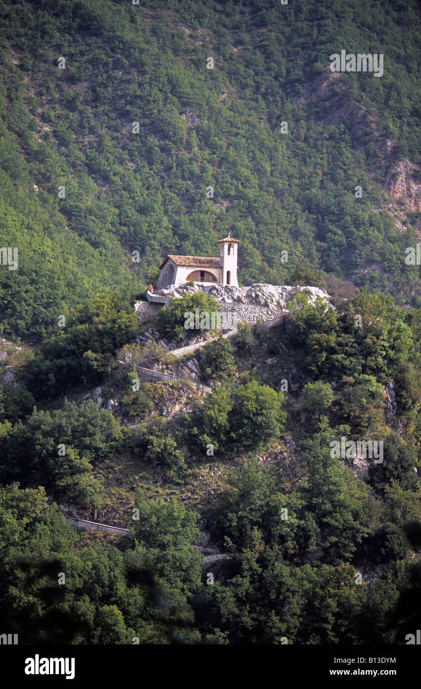 italy umbria valnerina roccaporena Stock Photo - Alamy