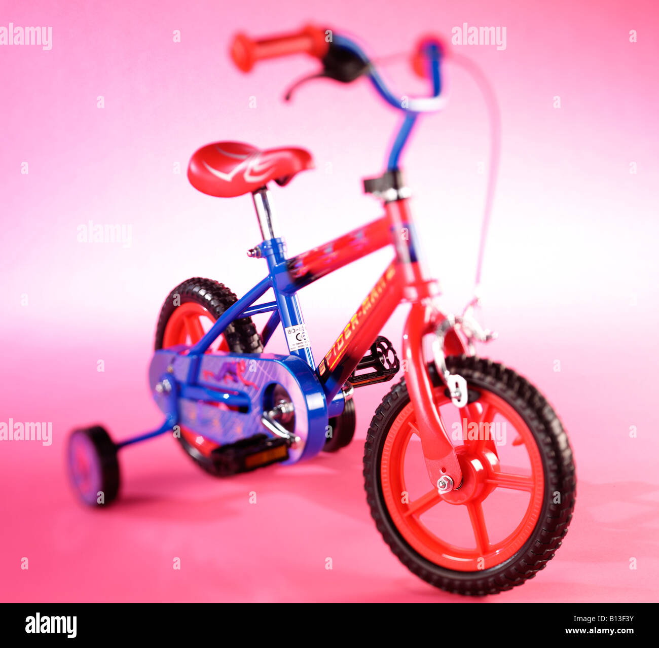 Blue boys bicycle hi-res stock photography and images - Alamy