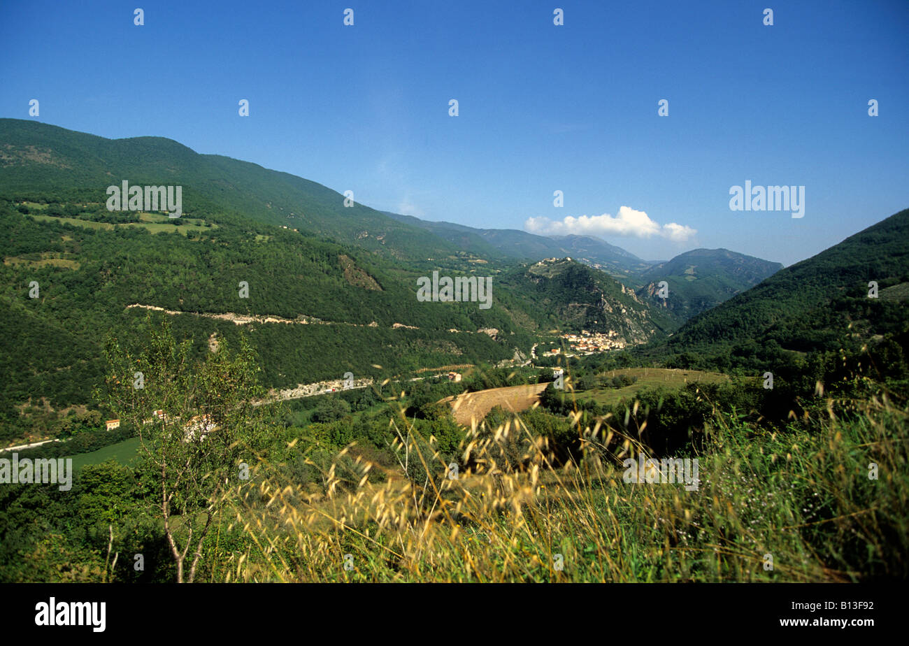 italy umbria valnerina a scenic view Stock Photo - Alamy