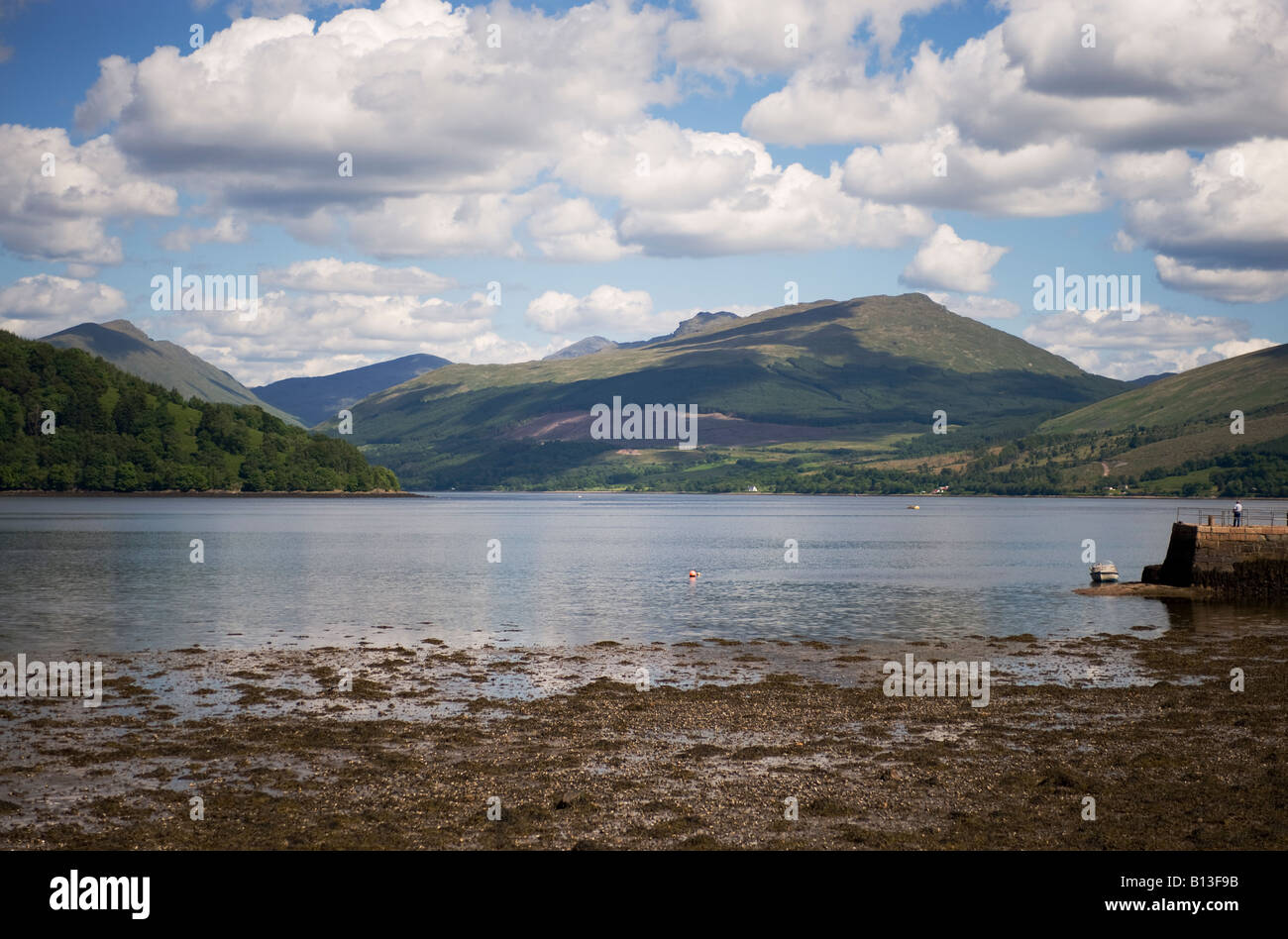 Loch Fyne and Inveraray pier Stock Photo - Alamy