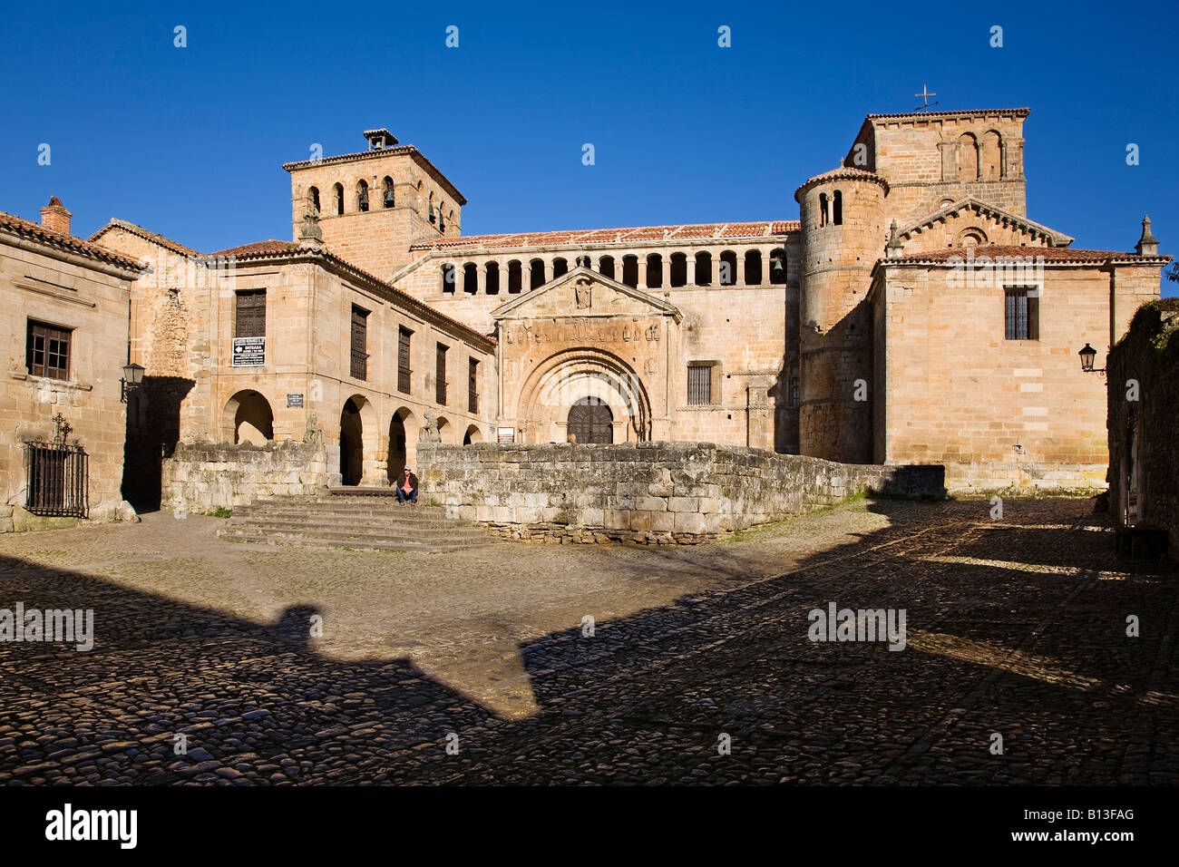 romanesque collegiate of santa juliana medieval monastery of Roman ...