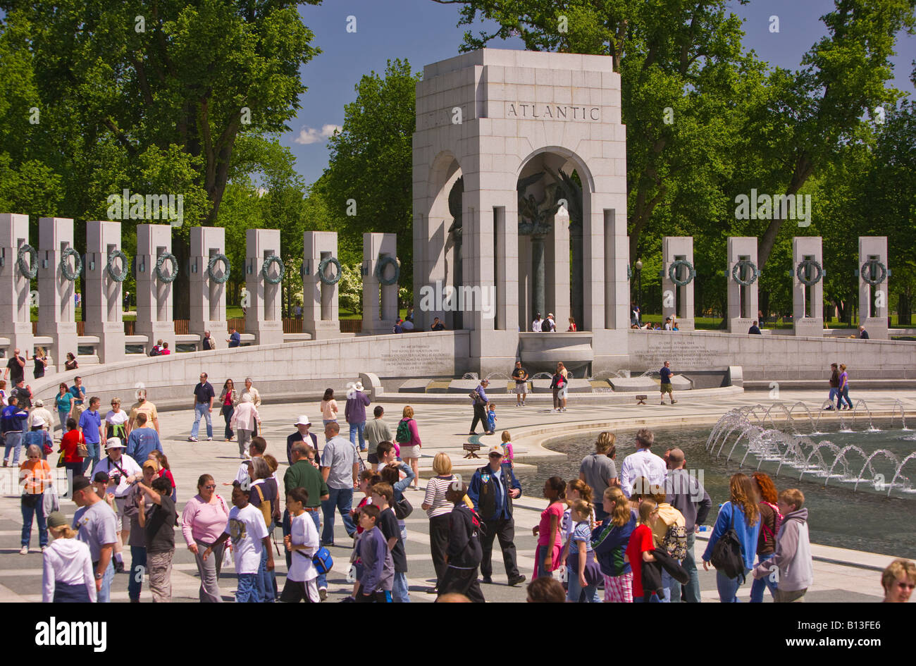 WASHINGTON DC USA - The National World War II Memorial on the National ...