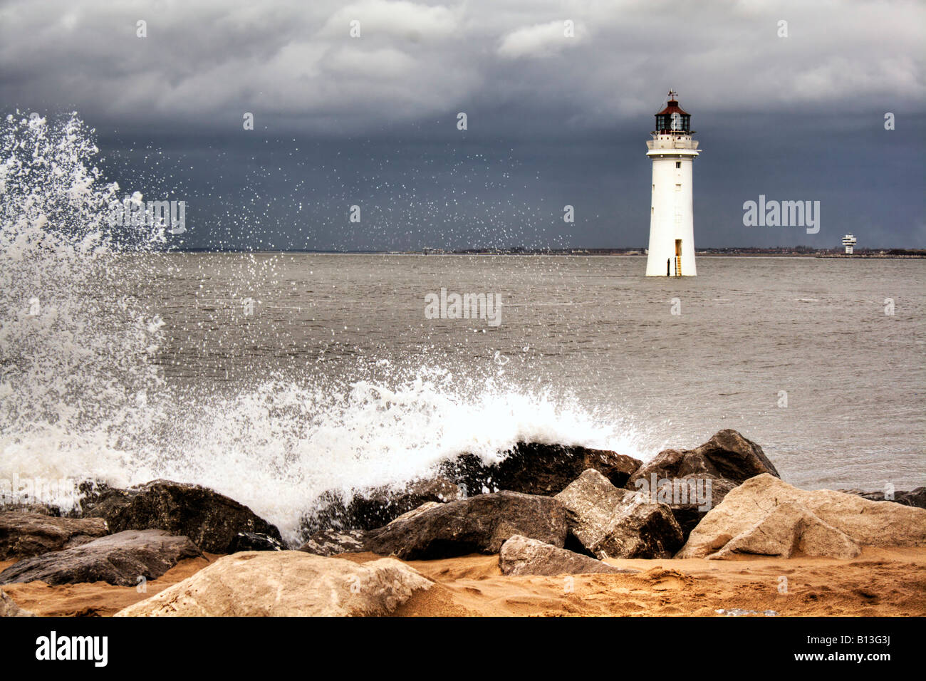 Lighthouse by the mersey hi-res stock photography and images - Alamy