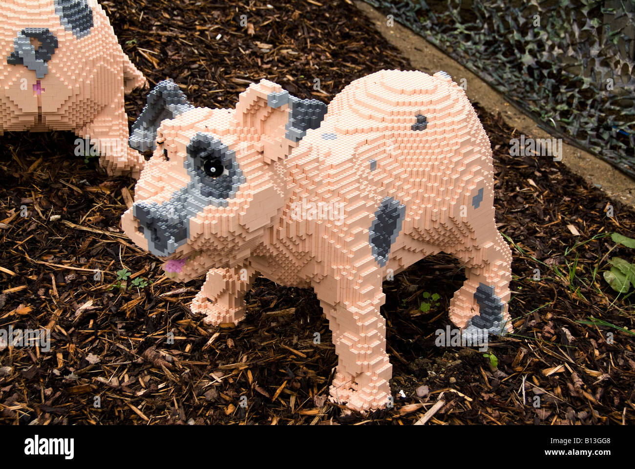 lego brick pig Stock Photo - Alamy