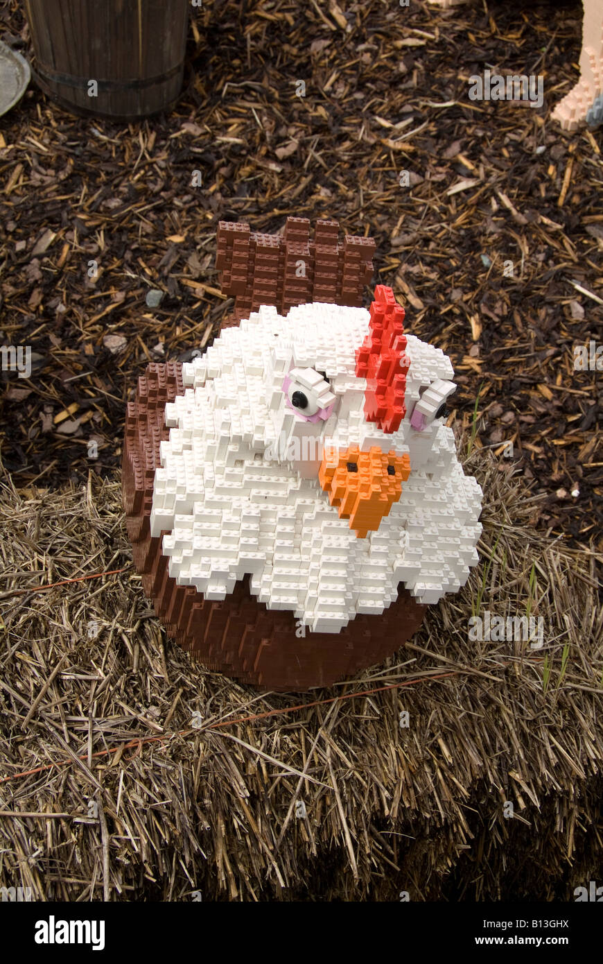 Lego brick chicken Stock Photo - Alamy