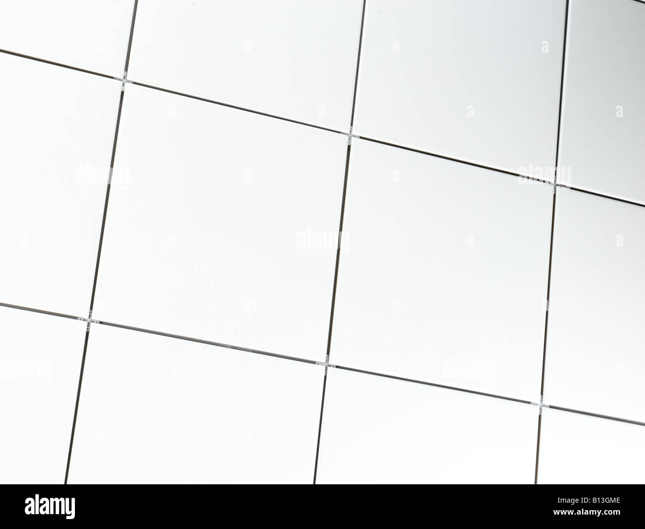 WALL OF WHITE TILES Stock Photo - Alamy
