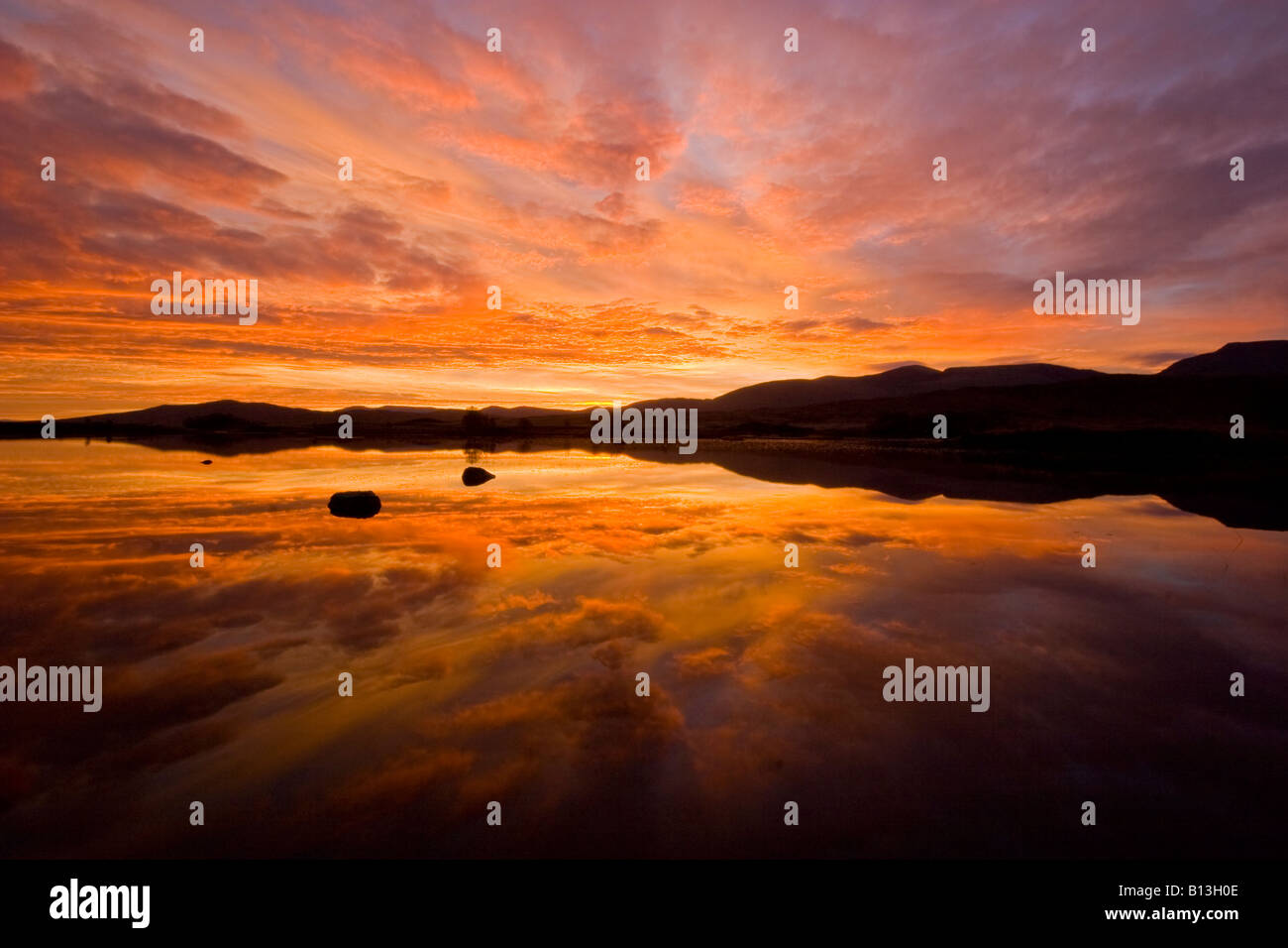 Sunrise at loch ba hi-res stock photography and images - Alamy