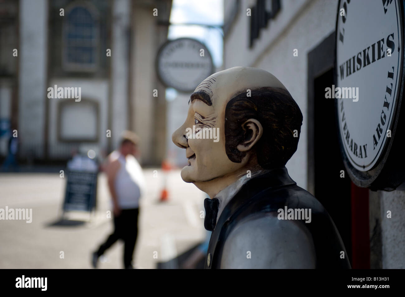 Loch Fyne whiskies shop display at Inveraray argyll scotland Stock ...