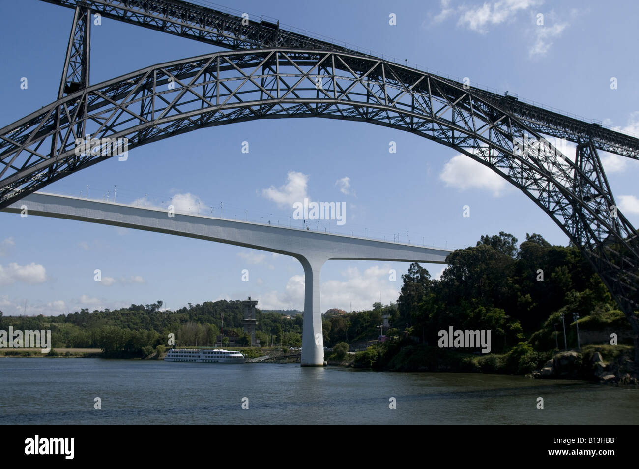 Portugal the bridge was designed and engineered by edgar cardoso hi-res ...