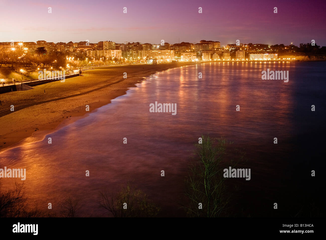 Sardinero beaches Santander Cantabria spain Stock Photo - Alamy