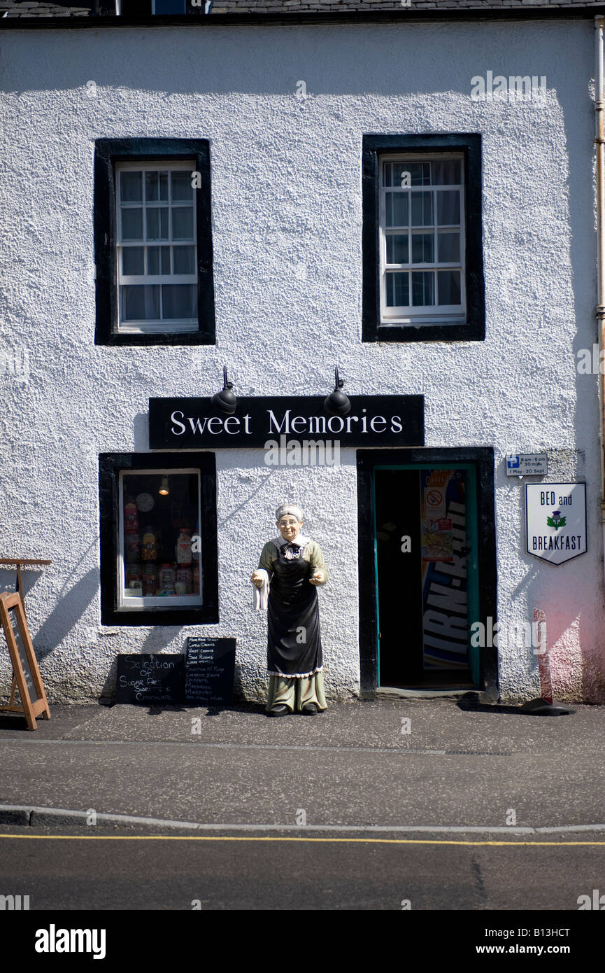 sweet shop display at Inveraray argyll scotland Stock Photo - Alamy
