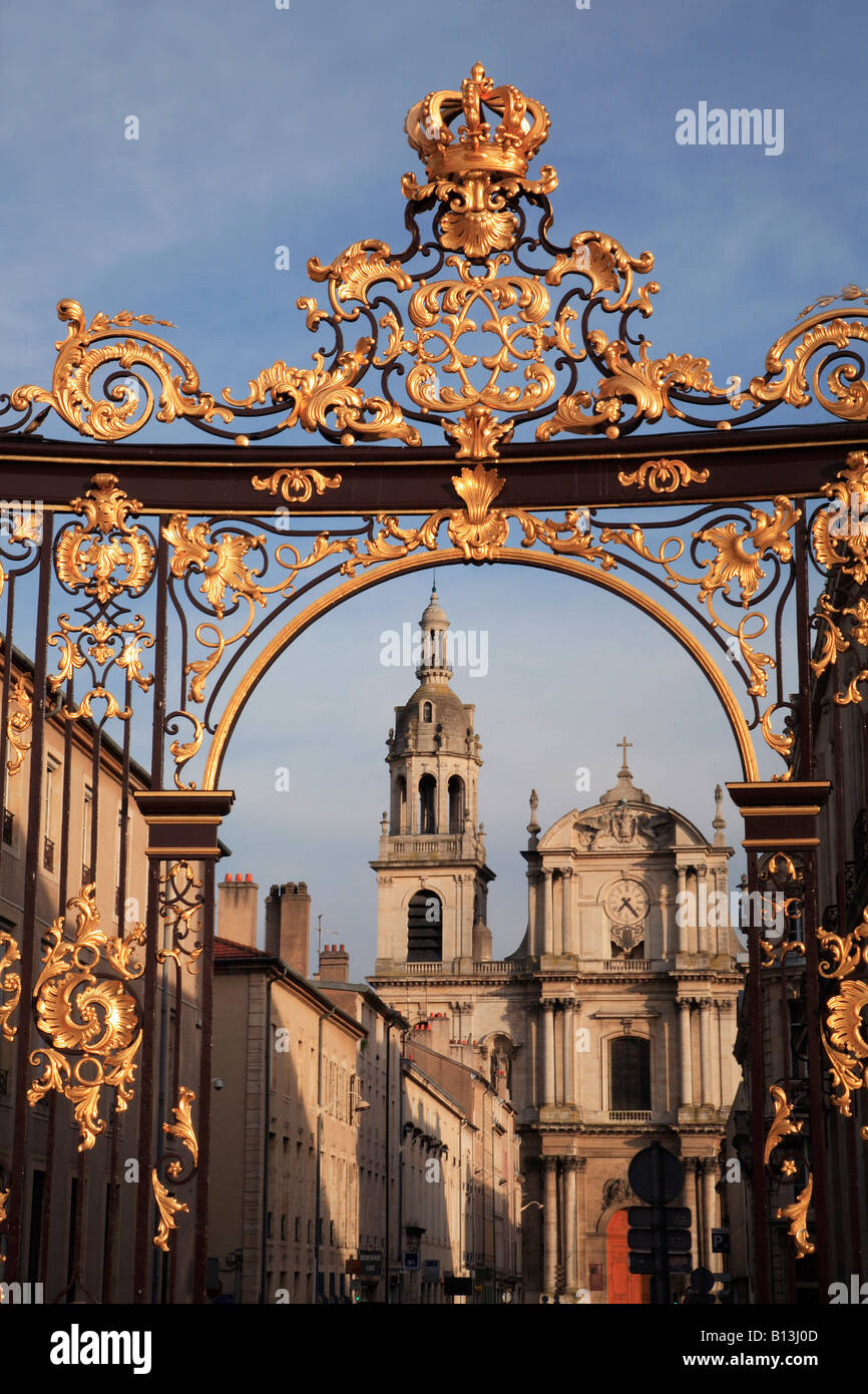 France Lorraine Nancy Cathedral Place Stanislas Stock Photo - Alamy