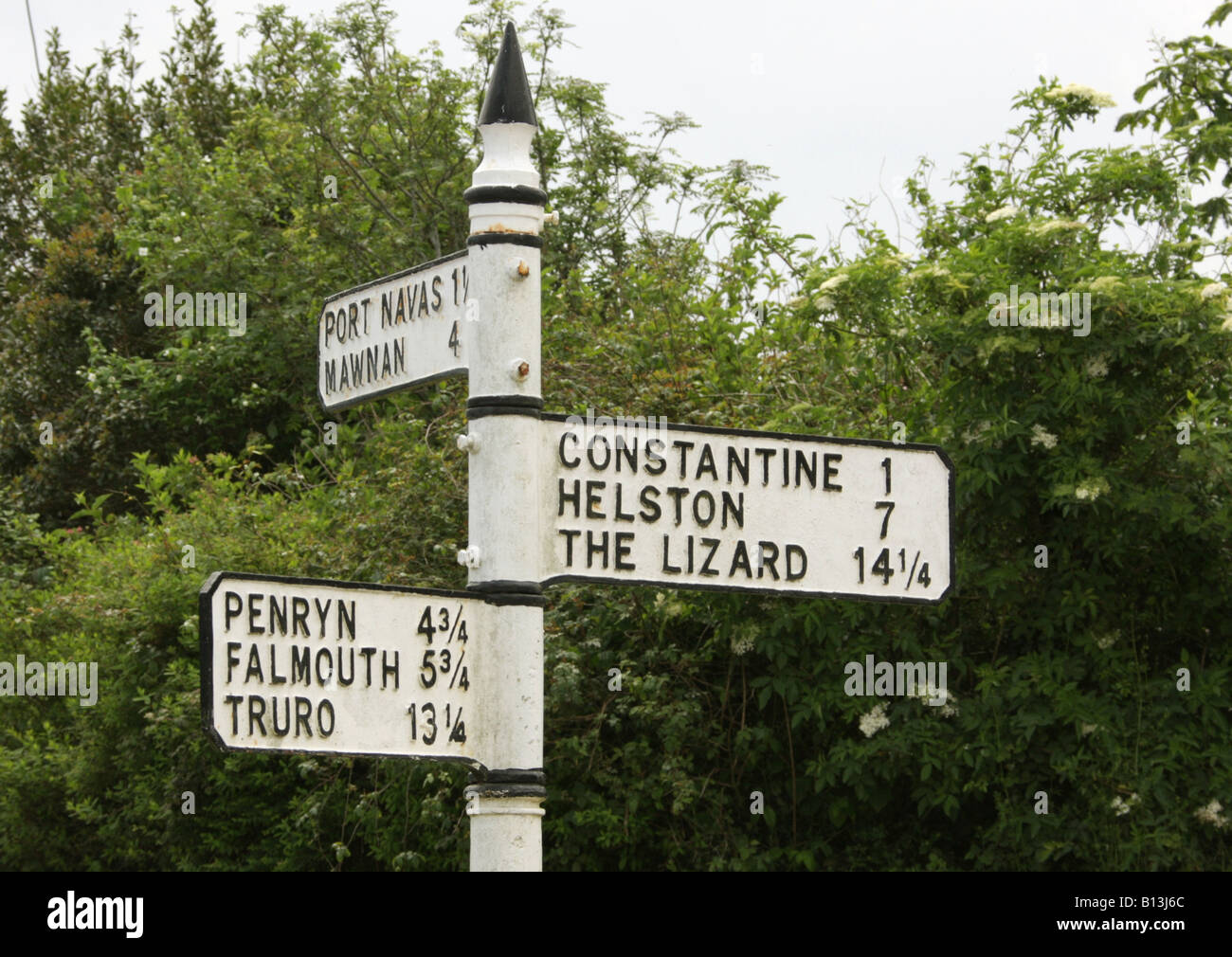 Country Road Signs Cornwall High Resolution Stock Photography and ...
