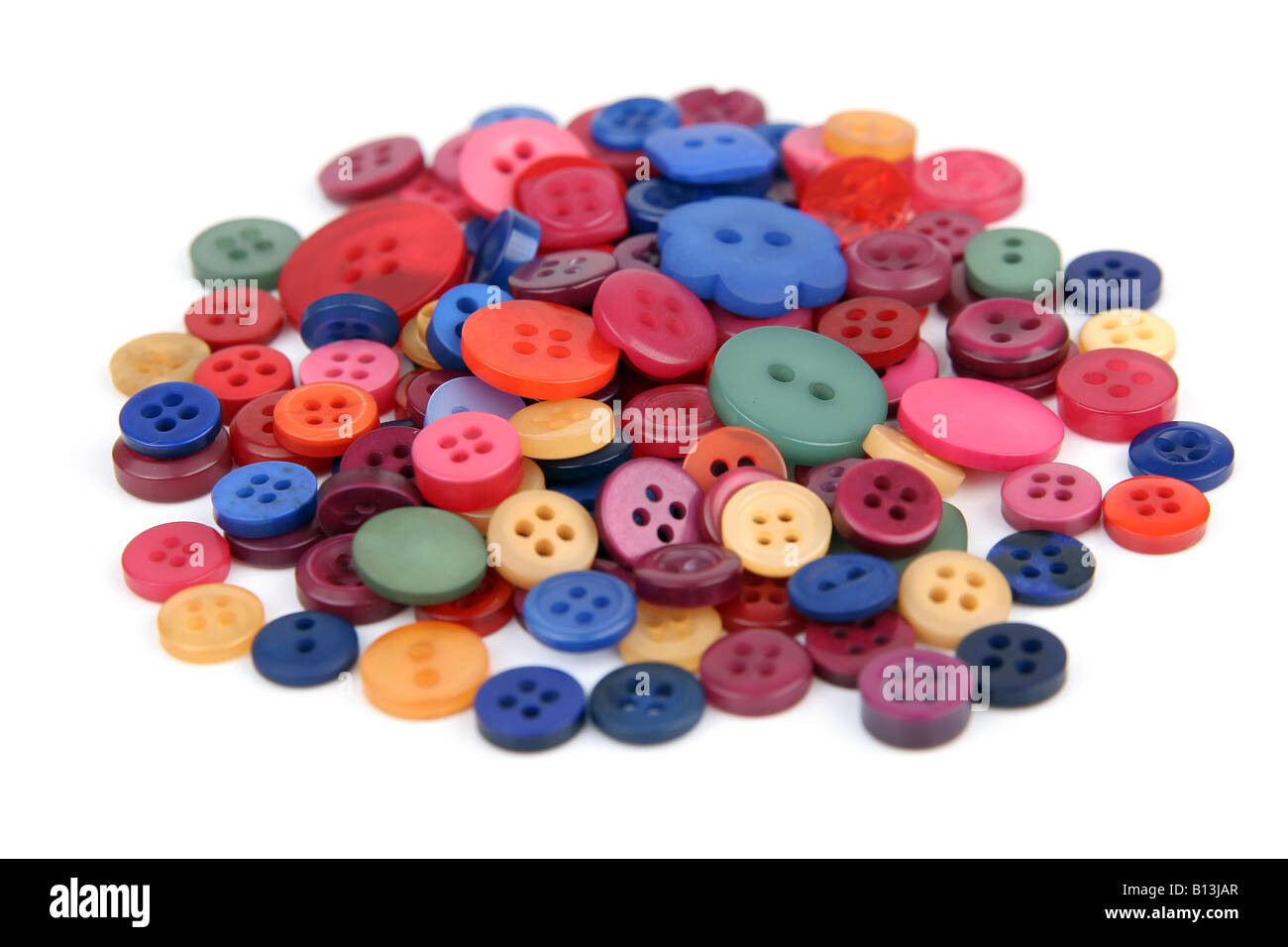Pile of buttons Stock Photo - Alamy