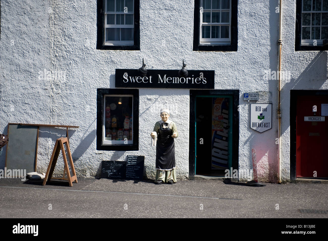 sweet shop display at Inveraray argyll scotland Stock Photo - Alamy