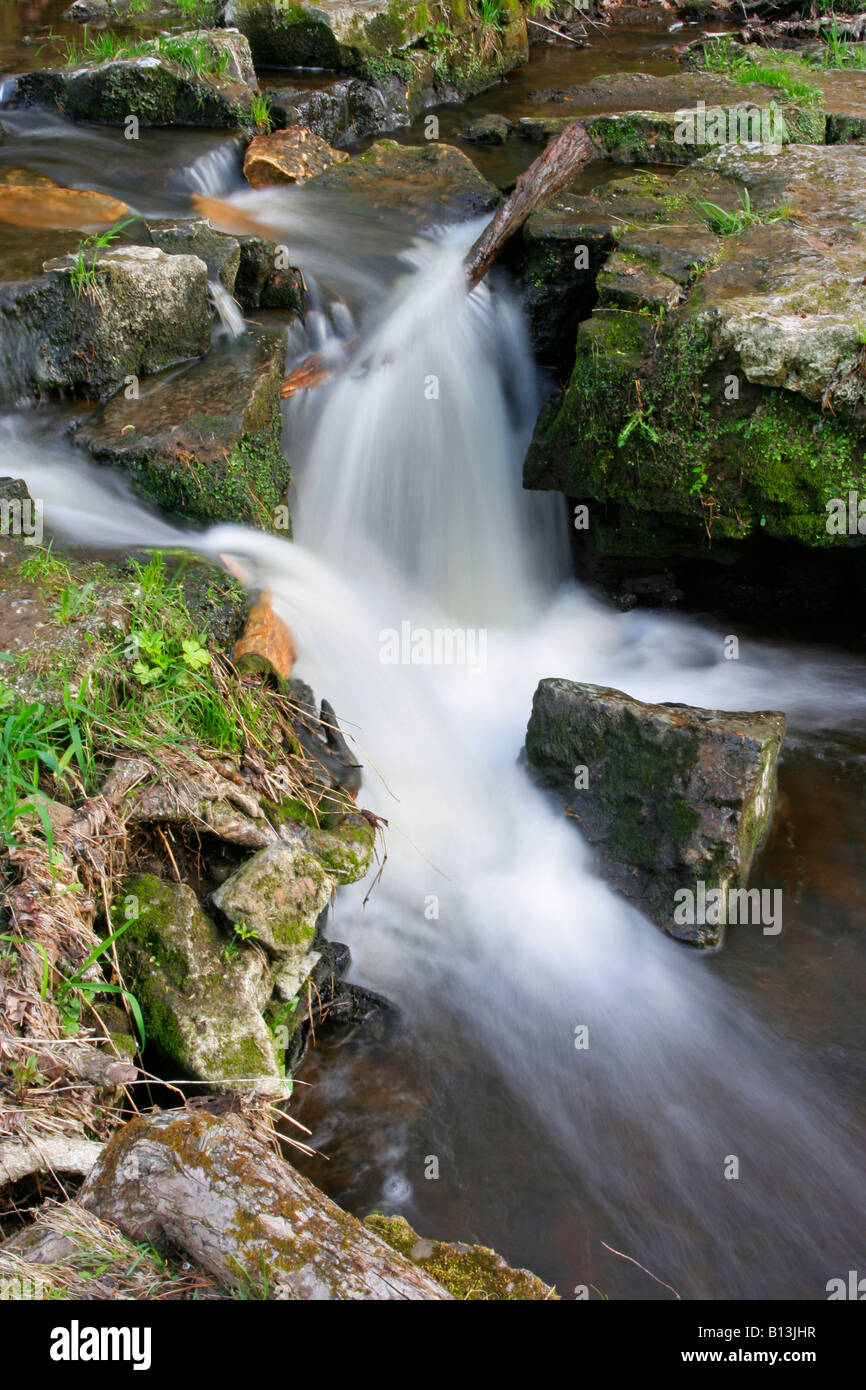 small water fall on the Apple River in Wisconsin Stock Photo - Alamy