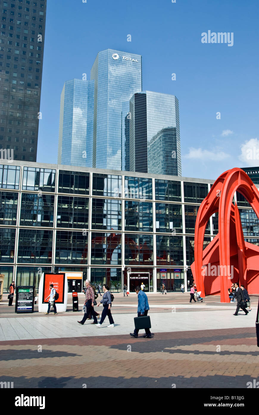 Paris France, Commercial Architecture Modern Office Buildings in "La ...