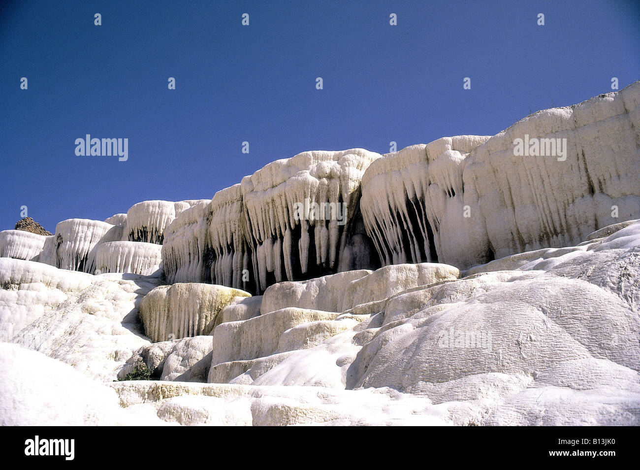 Calcite terraces Pamukkale Turkey Stock Photo - Alamy