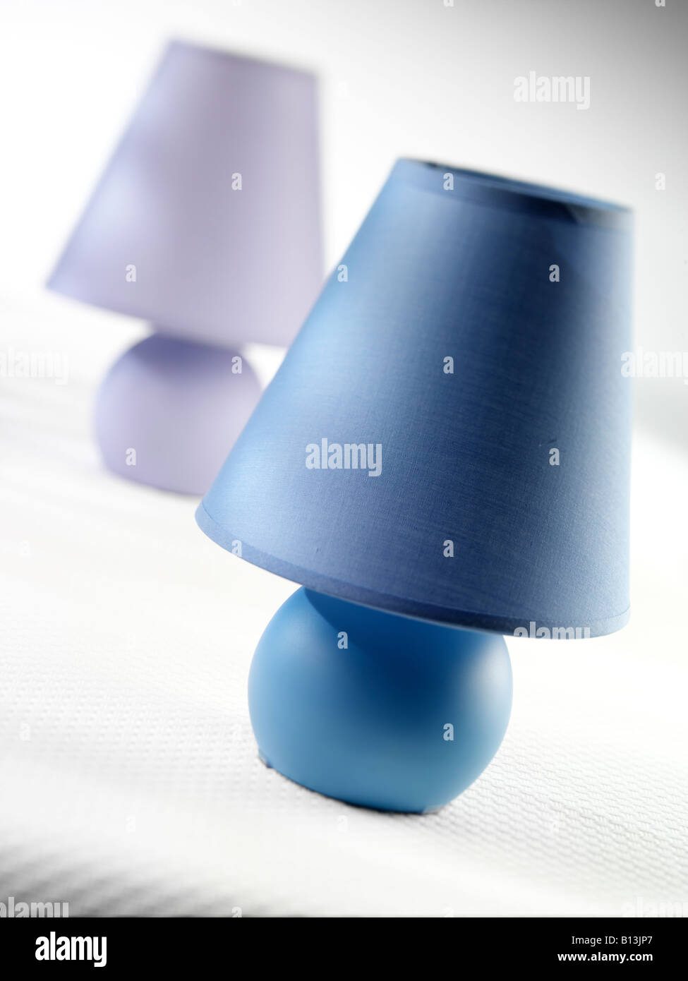 TWO TABLE LAMPS WITH SHADES Stock Photo - Alamy