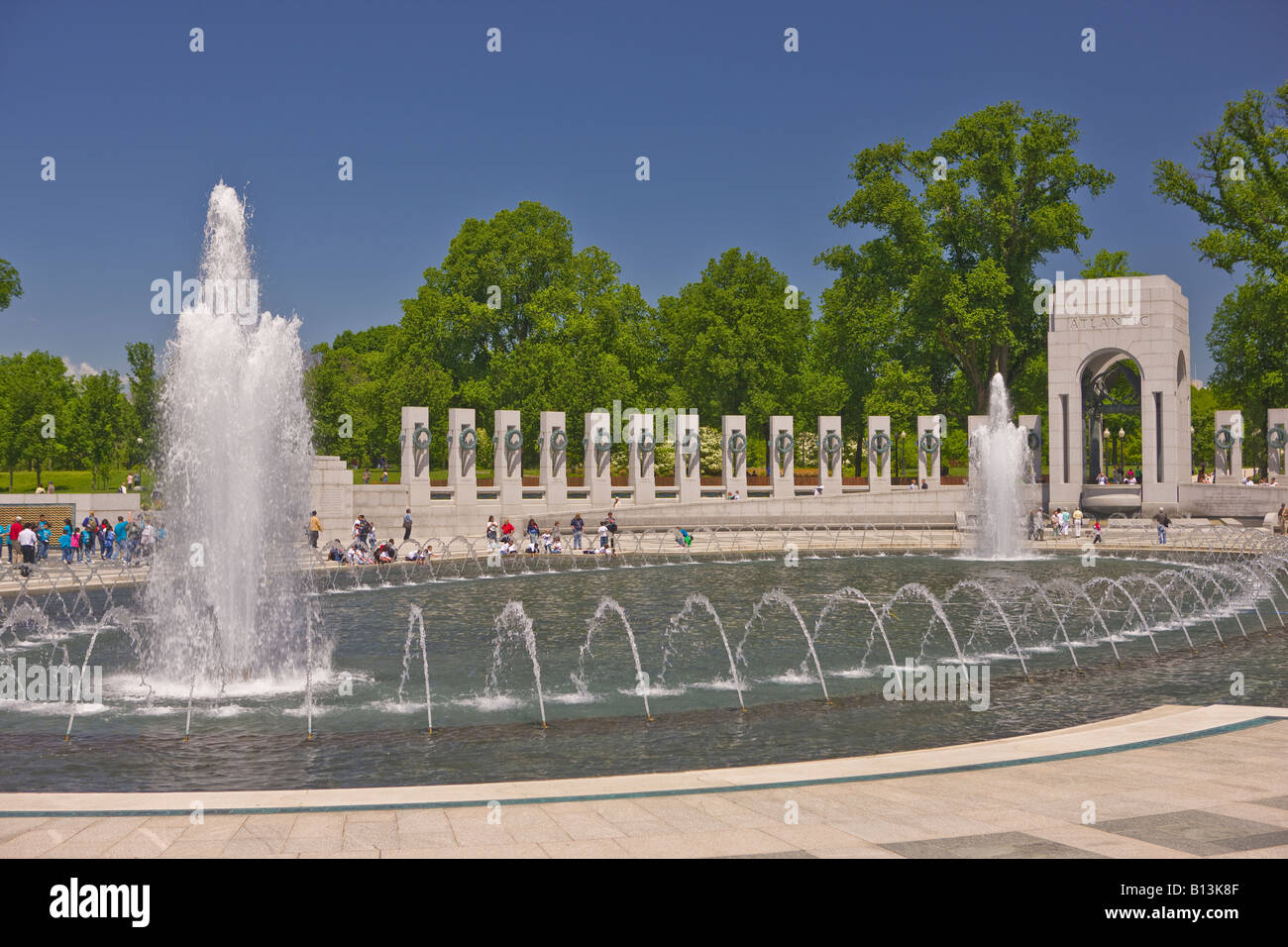 WASHINGTON DC USA - The National World War II Memorial on the National ...