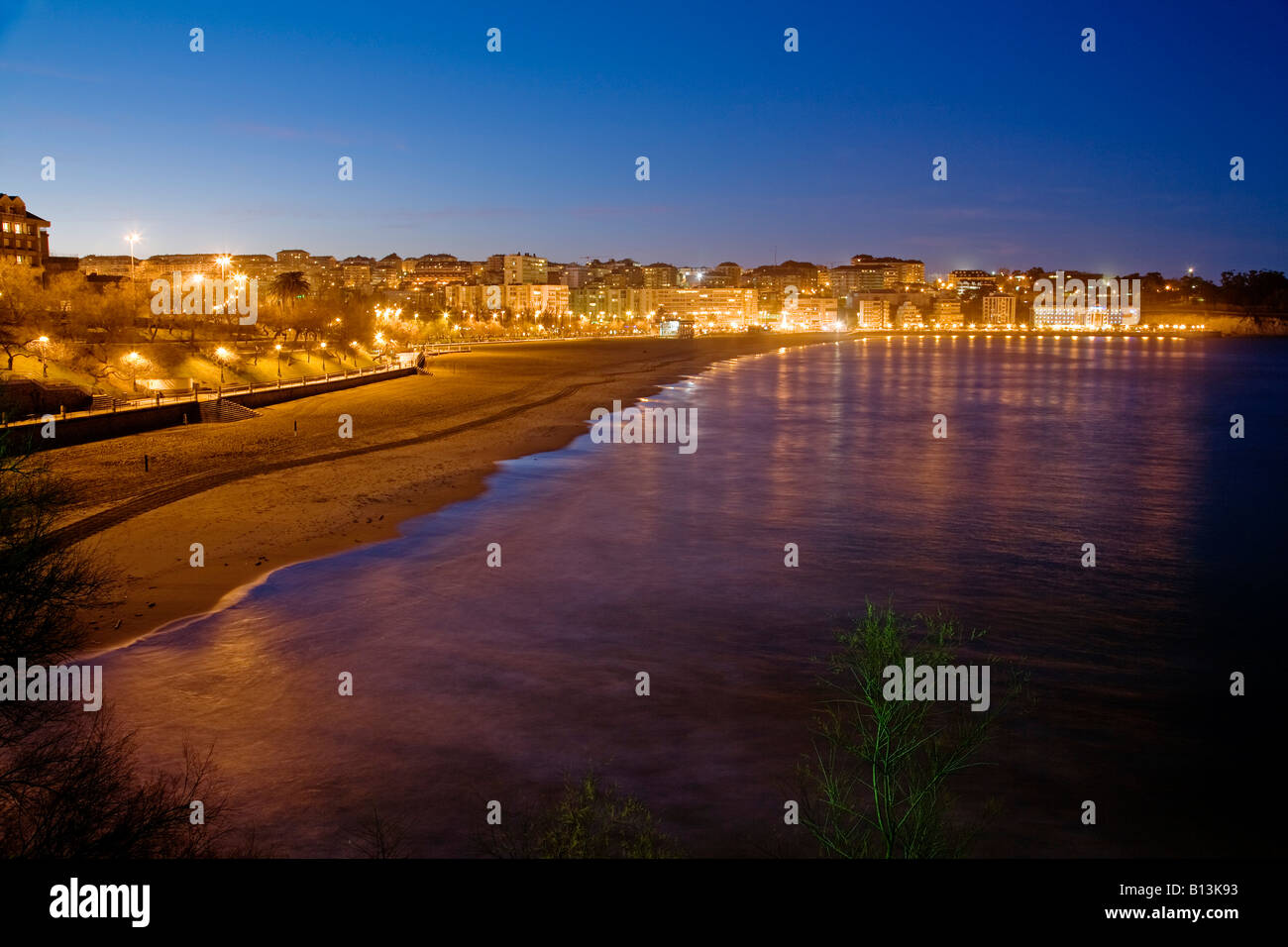 Sardinero beaches Santander Cantabria spain Stock Photo - Alamy