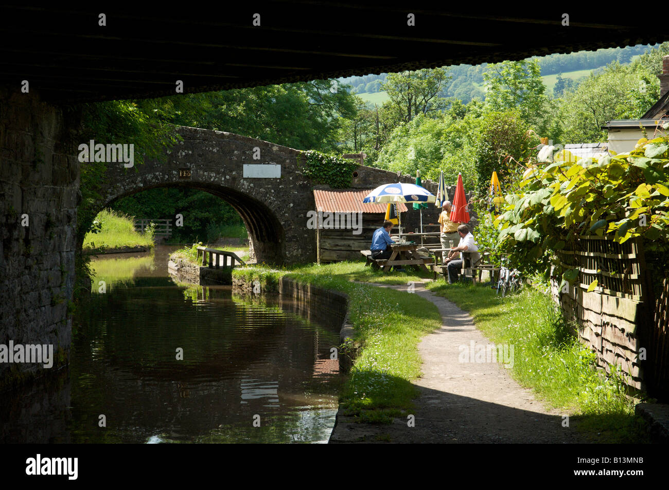 Bridge on the usk hi-res stock photography and images - Alamy