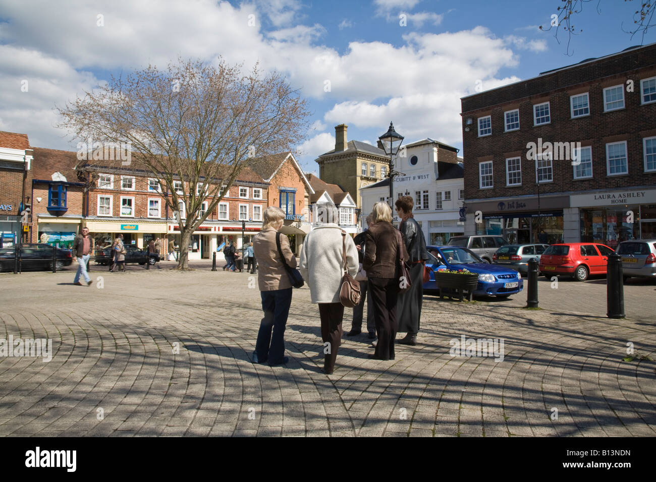 The market square in Petersfield, Hampshire, England Stock Photo - Alamy