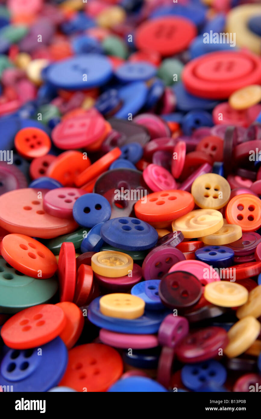 Many different sized and shaped buttons Stock Photo - Alamy