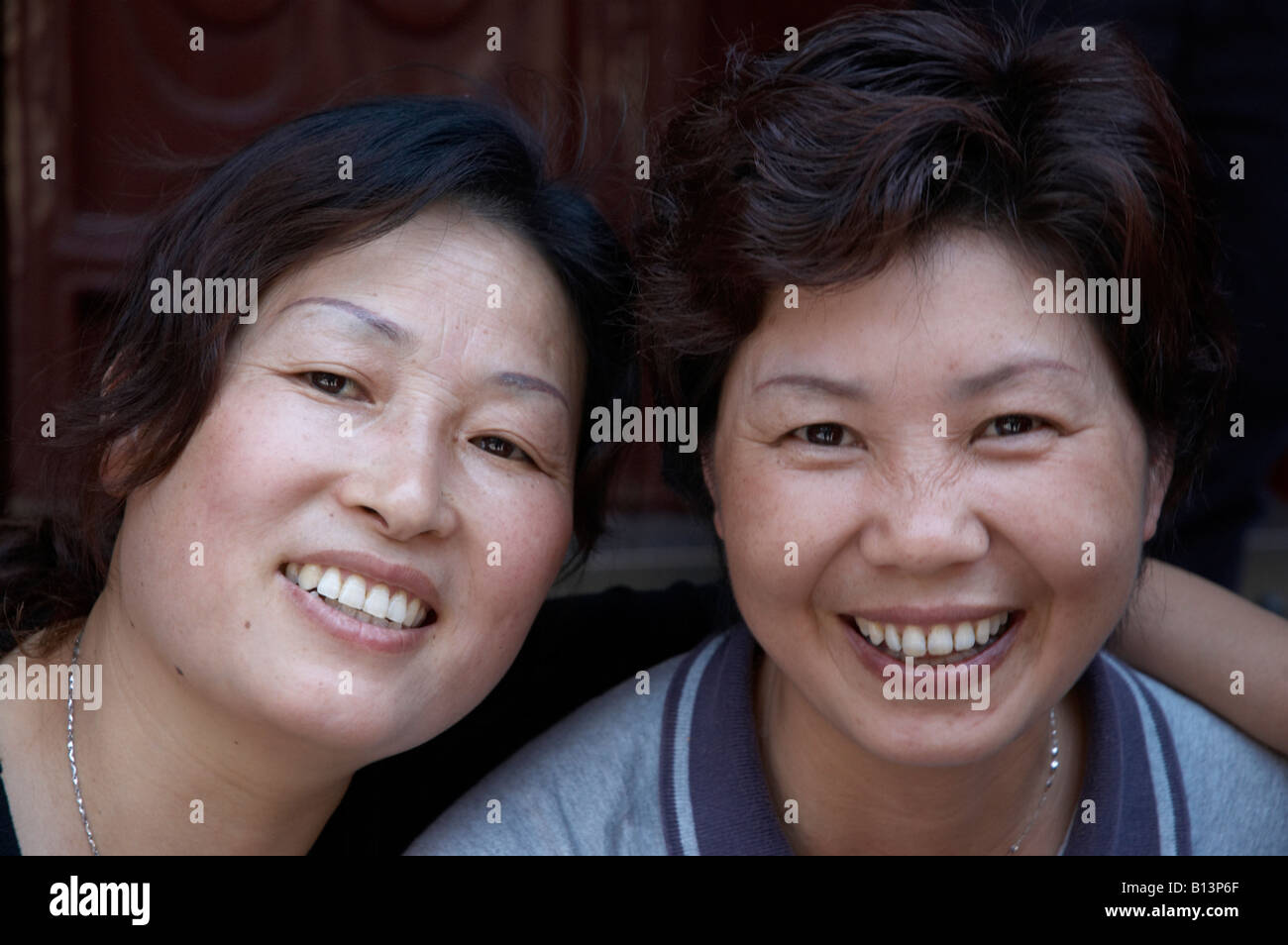 Portrait of two Chinese Women, Jade Buddha Temple , Shanghai , China ...