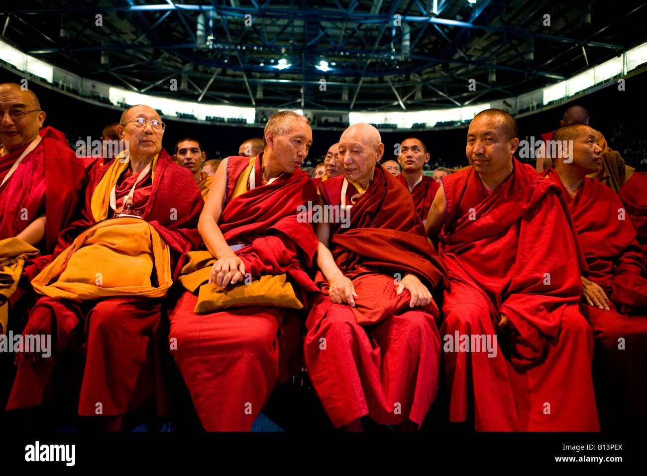 Buddhist Monks Nottingham UK Europe Stock Photo - Alamy