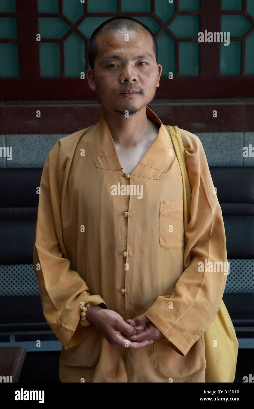 Portrait of a Buddhist Monk , Xian , China Stock Photo - Alamy