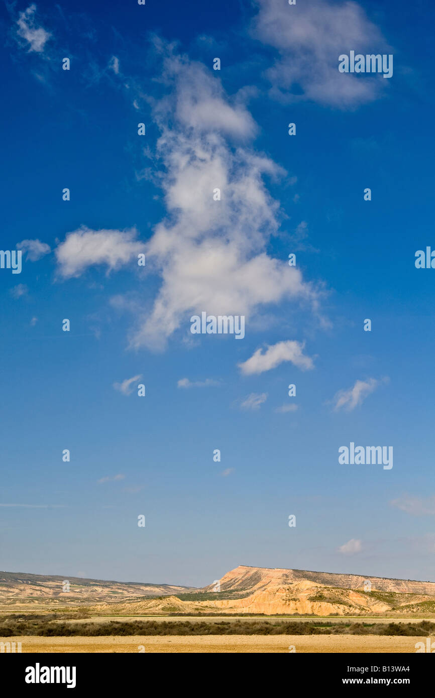 Hill under the cloudy sky in spring season Stock Photo - Alamy