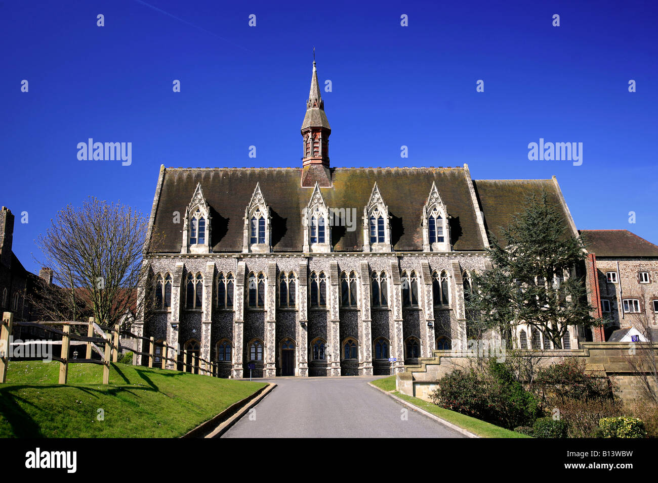 Main Building Lancing College Lancing village South Downs Sussex ...