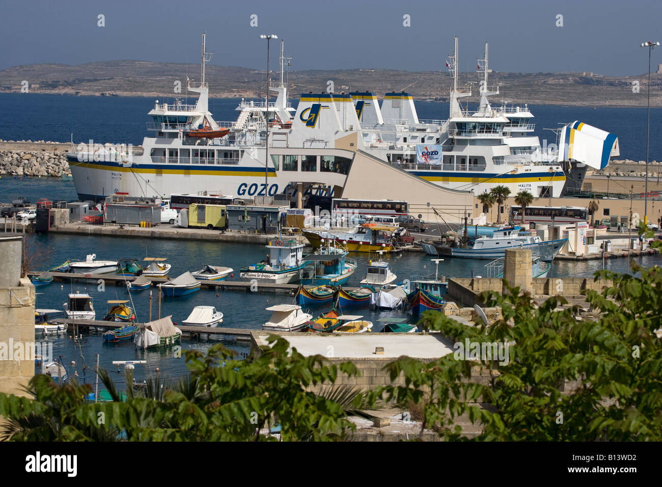 Malta malta gozo car ferry hi-res stock photography and images - Alamy