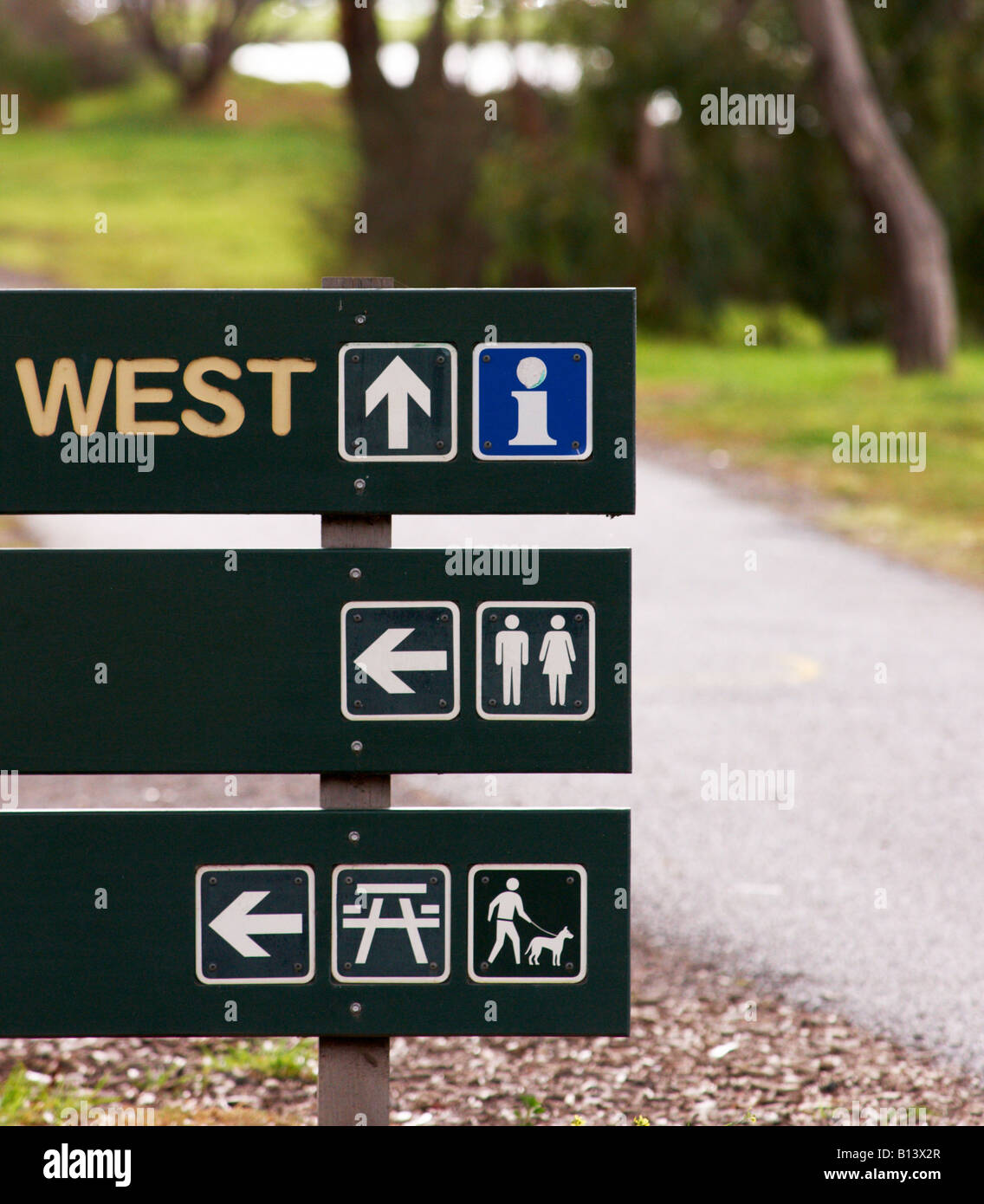 A sign giving directions Stock Photo - Alamy