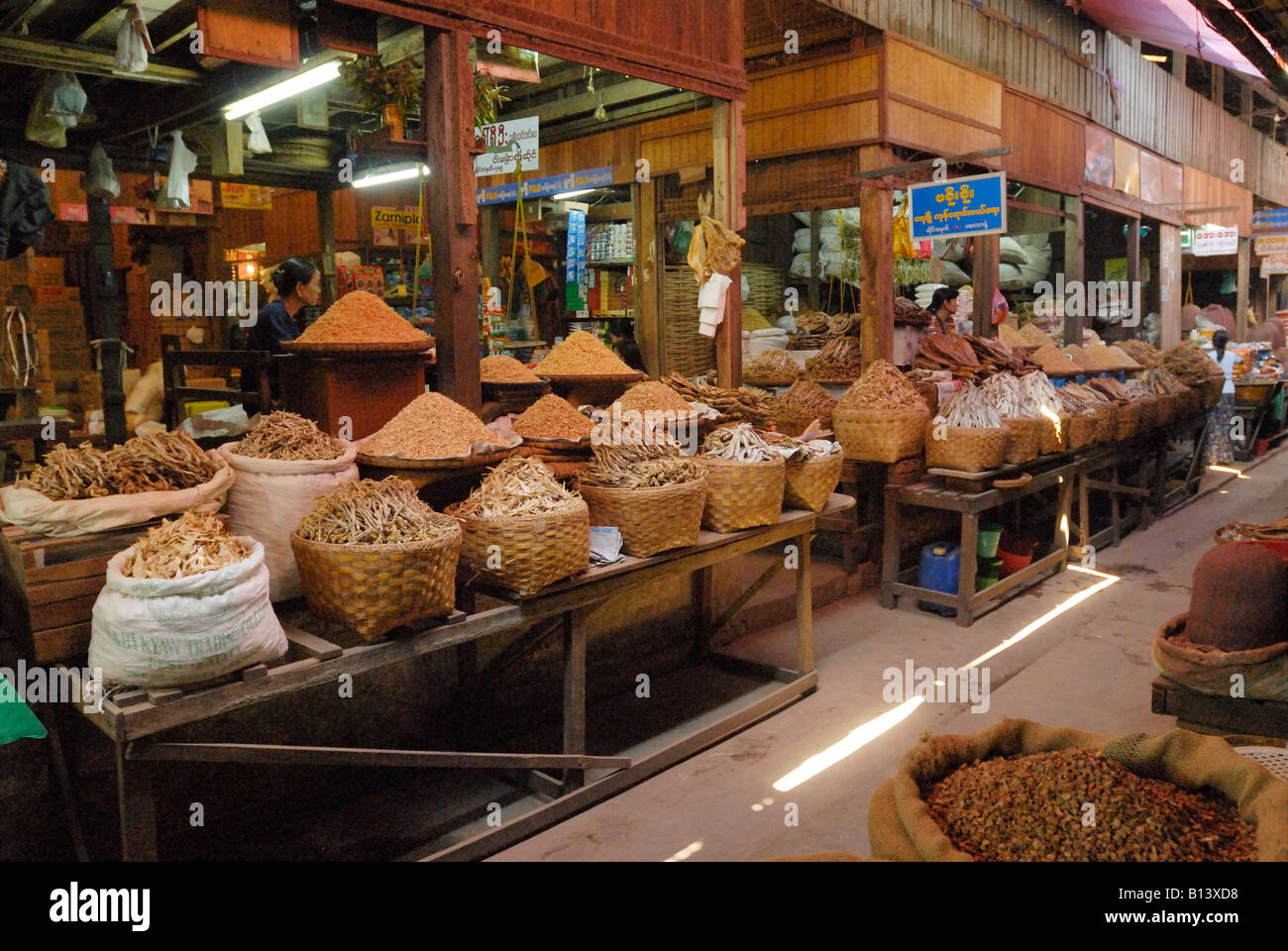 different type of fish sold on Zegyo Market, MANDALAY AMARAPURA ...
