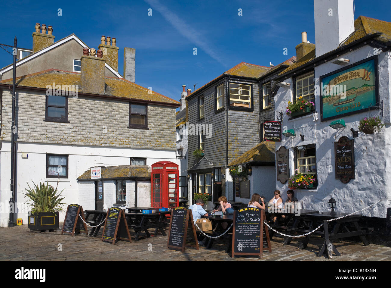 Sloop Inn, St Ives, Cornwall, England Stock Photo - Alamy