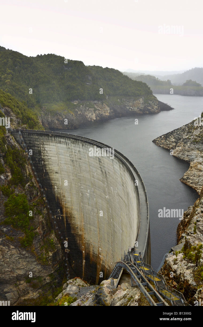 The Gordon Dam, Tasmania, Australia Stock Photo - Alamy