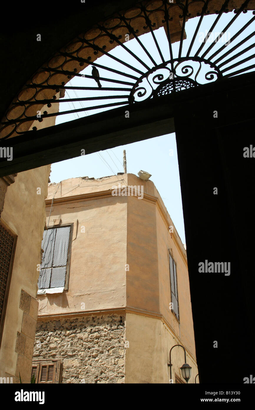 Wooden door inside arabic house in cairo hi-res stock photography and ...