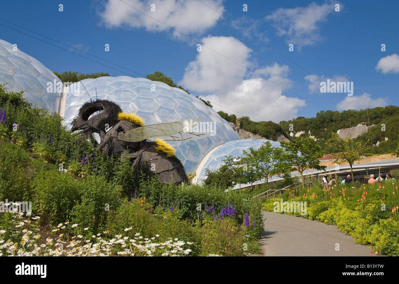 Eden Project Biomes, Cornwall, England Stock Photo - Alamy