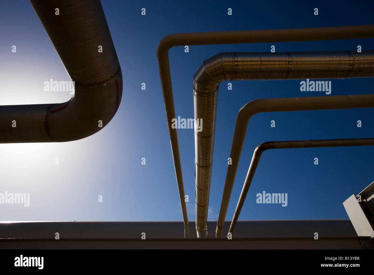 Pipes, Bhit Gas Field, Sindh, Pakistan Stock Photo - Alamy