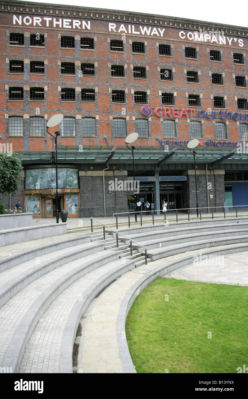 City of Manchester, England. Great Northern Square is now a retail and ...