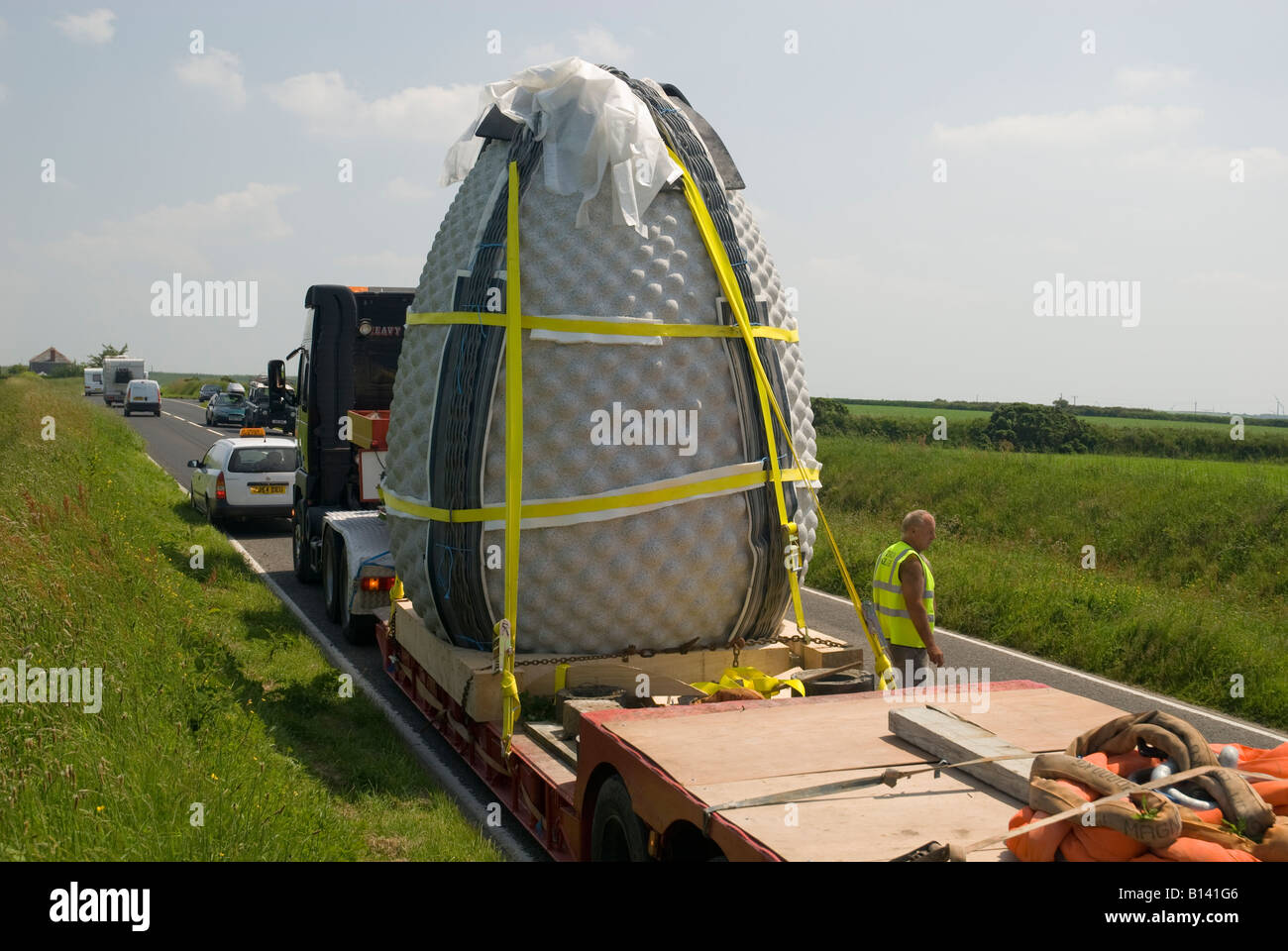 The seed being transported across Cornwall Stock Photo - Alamy