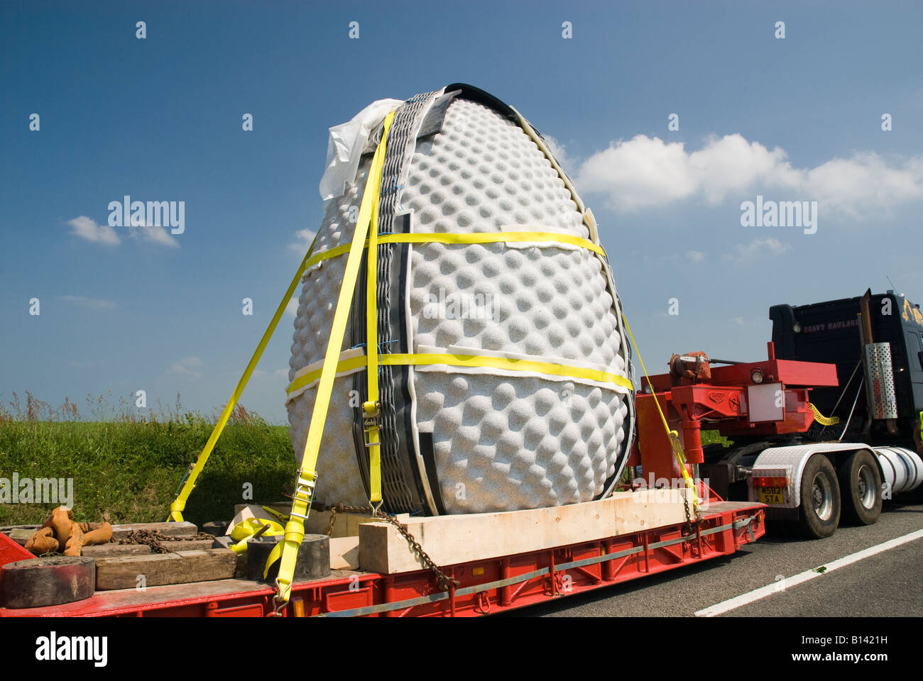 The seed being transported across Cornwall Stock Photo - Alamy